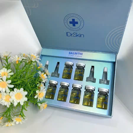 Tế bào gốc căng bóng DNA cá hồi IDr.Skin Salmon P-DNA Ampoule